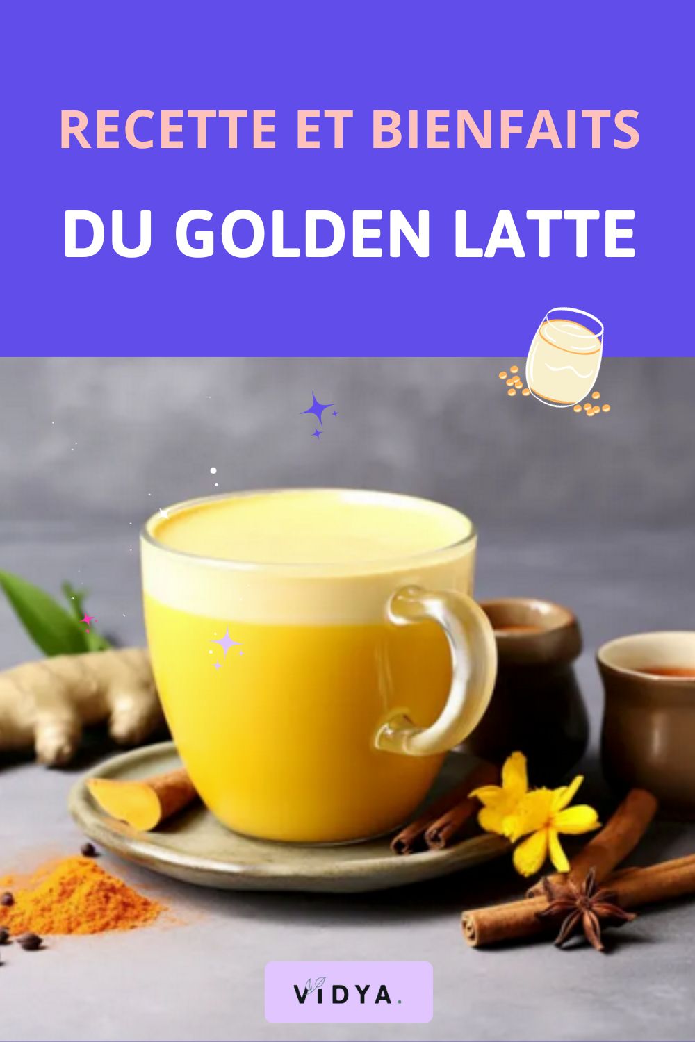 Golden Latte : Bienfaits - Vidya-Shop